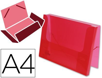Carpeta Beautone Portadocumentos Gomas 36930 Polipropileno Din A4 Roja ...