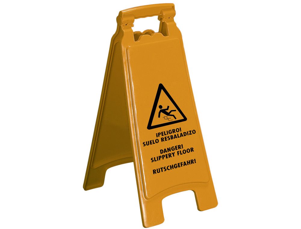 Cartel Plastico Q-Connect Señalizacion Suelo Resbaladizo — Deskidea