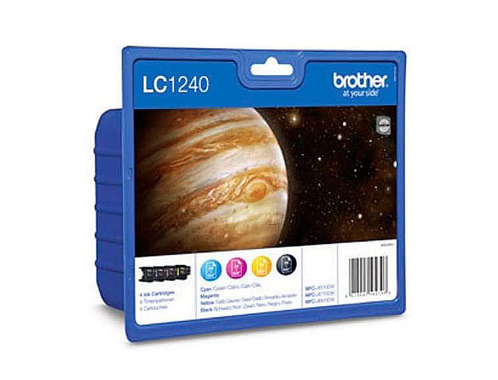 Cartucho Brother Original LC1240VAL multipack 4 colores Brother — Deskidea