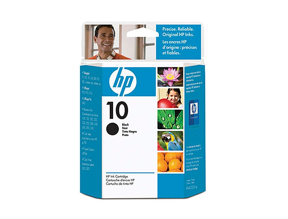 Cartucho HP original negro Nº 10 C4844A — Deskidea