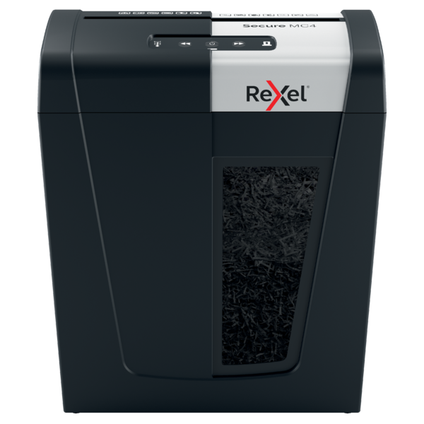 Destructora Secure MC4, negro — Deskidea