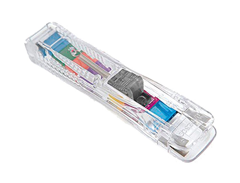 Dispensador supaclip rapesco supaclip 40 hojas capacidad con 25 clips ...