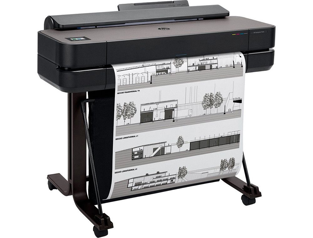 Impresora hp designjet t650 24 pulgadas base integrada 2400x1200 ppp ...