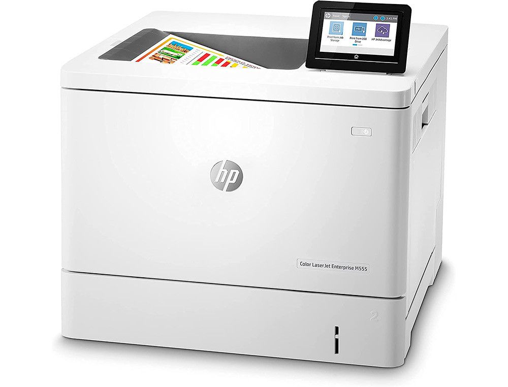 Impresora hp laserjet enterprise m555dn color laser 38 ppm wifi bandeja ...