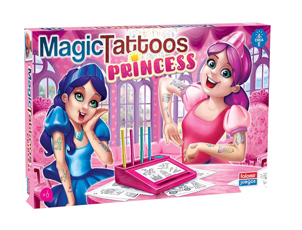 Juego de mesa falomir tatuajes magicos princesas — Deskidea