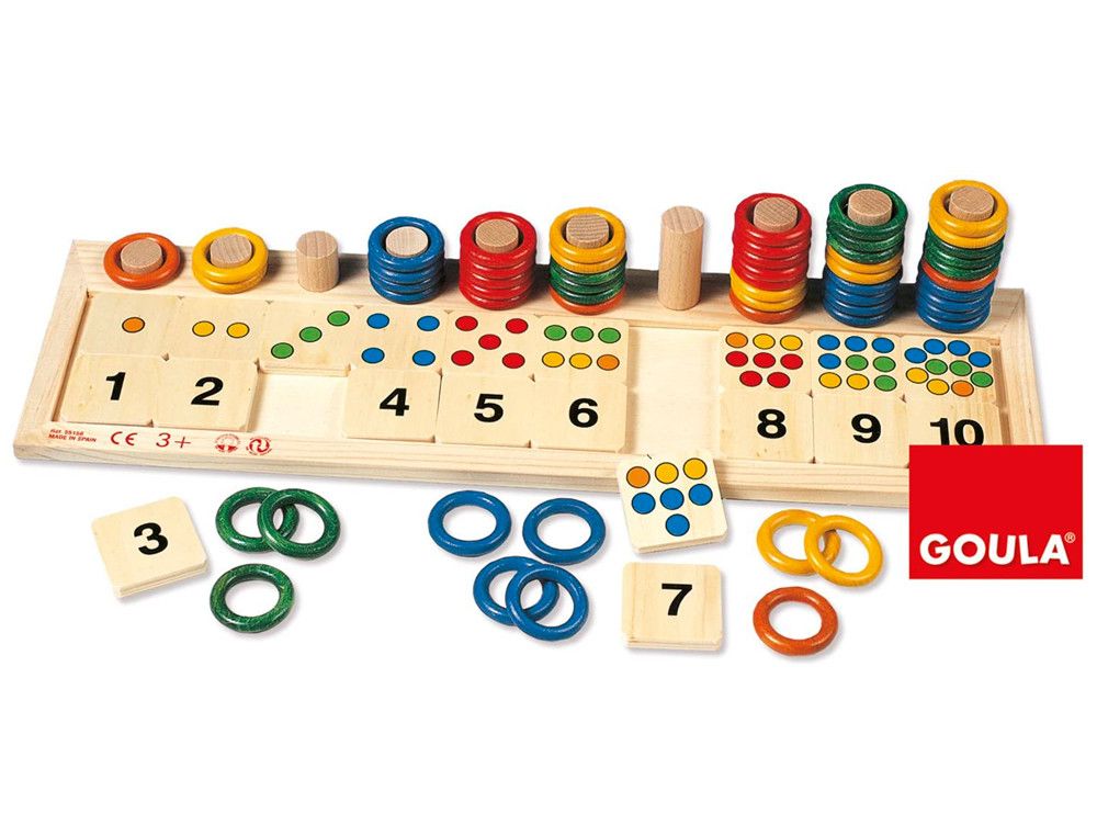 Juego goula didactico anillas colores — Deskidea
