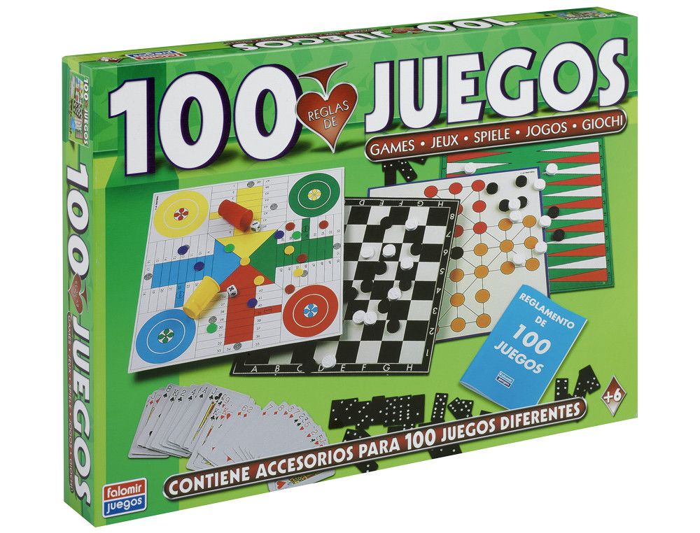 Juegos de Mesa Falomir -100 Juegos Reunidos — Deskidea