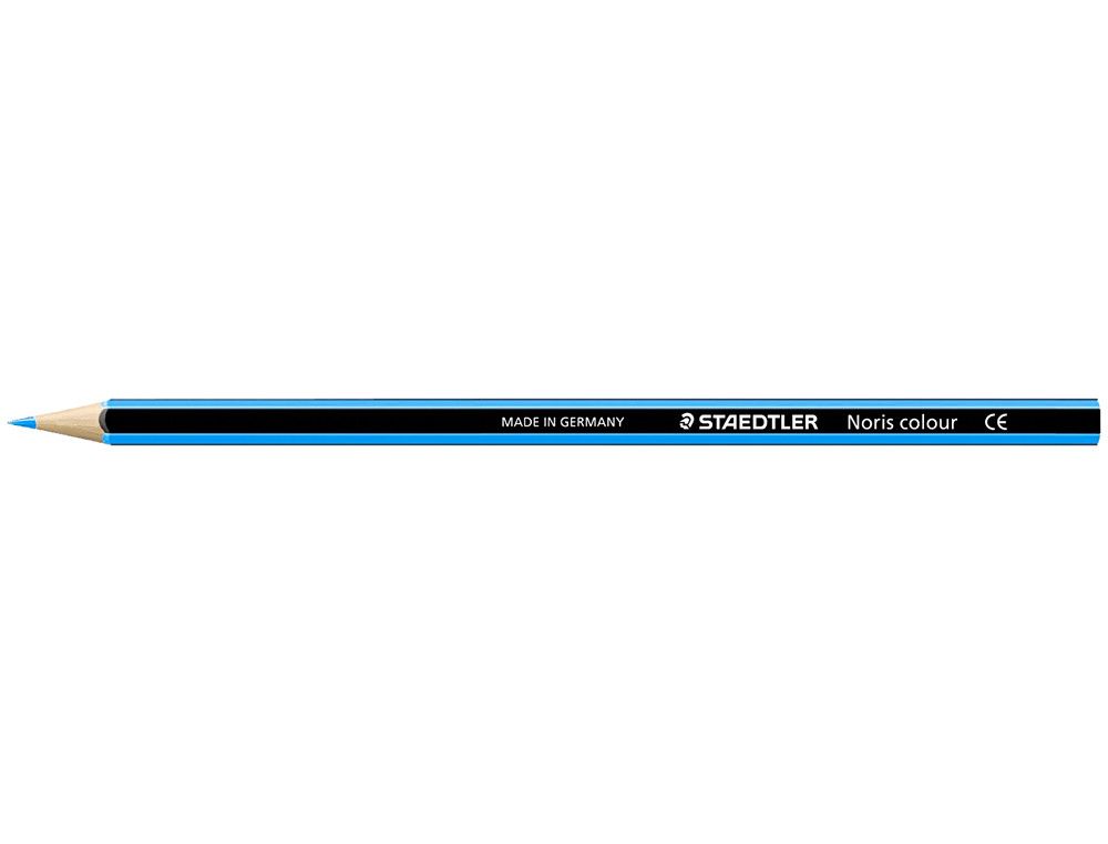 Lapiz de color staedtler wopex ecologico azul claro — Deskidea