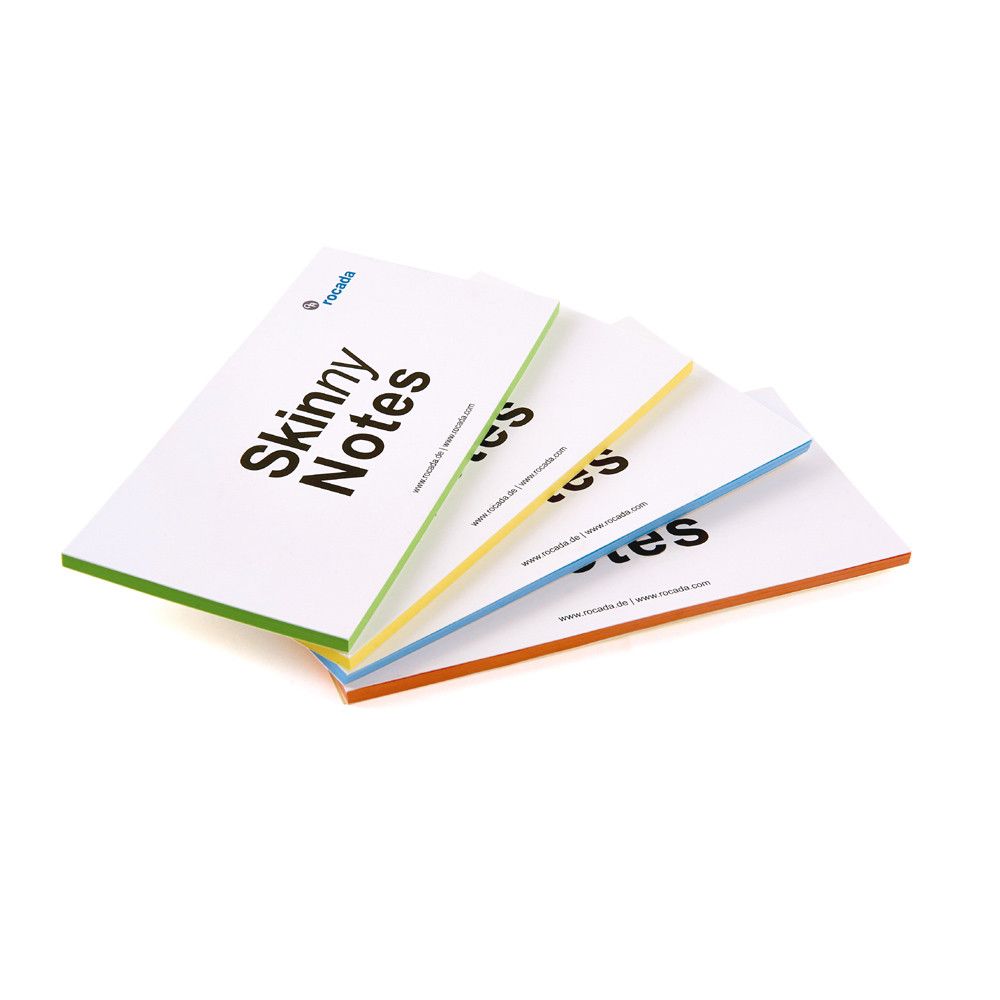 Skinny Notes 200x100 cm 4 Blocs de 100 Hojas (Colores Mezclados) — Deskidea